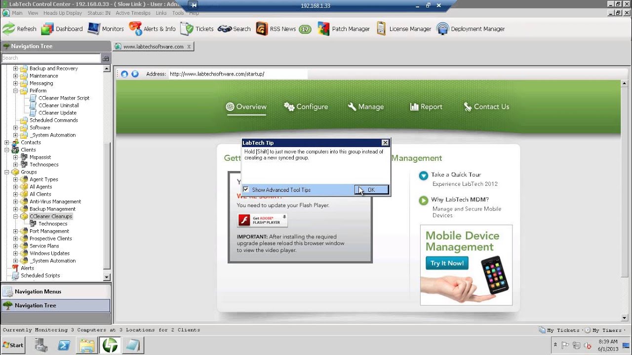Pirifrom CCleaner for LabTech - YouTube