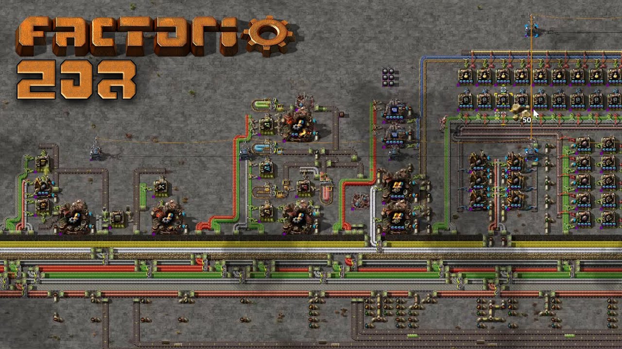 Factorio #208 - Ressourcen für den neuen Wall - YouTube
