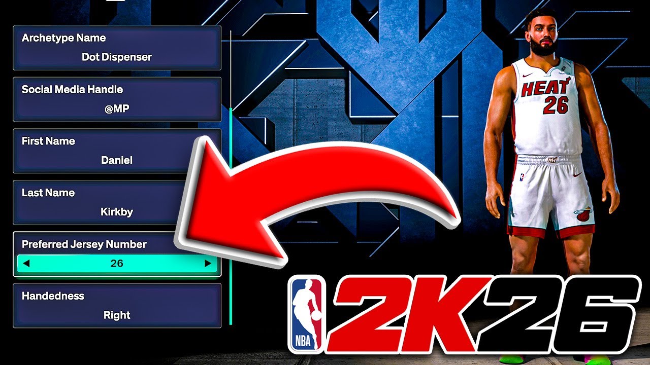 NBA 2K26 - How To Change Jersey Number In MyCareer For NBA Games, Rec ...