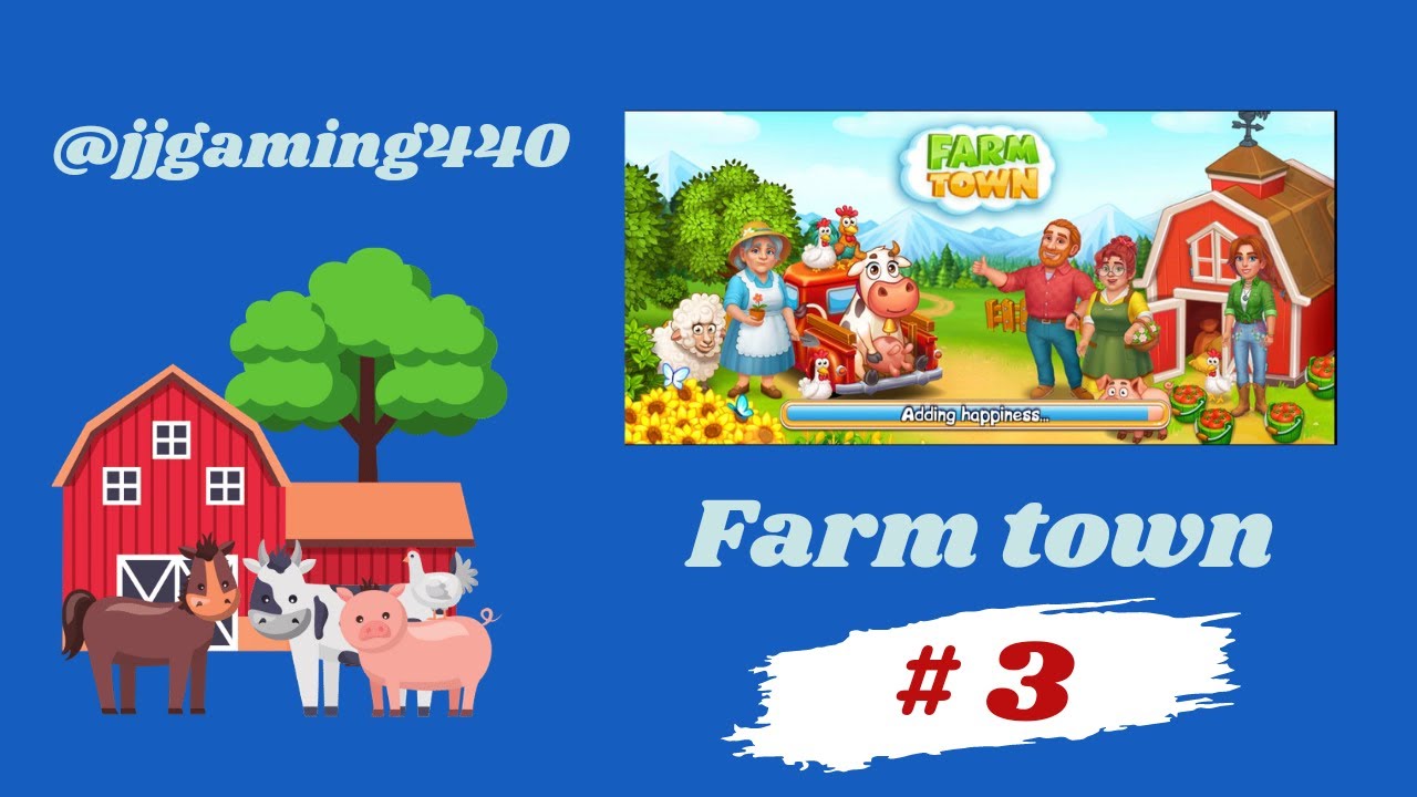 How to play my town farm house - YouTube