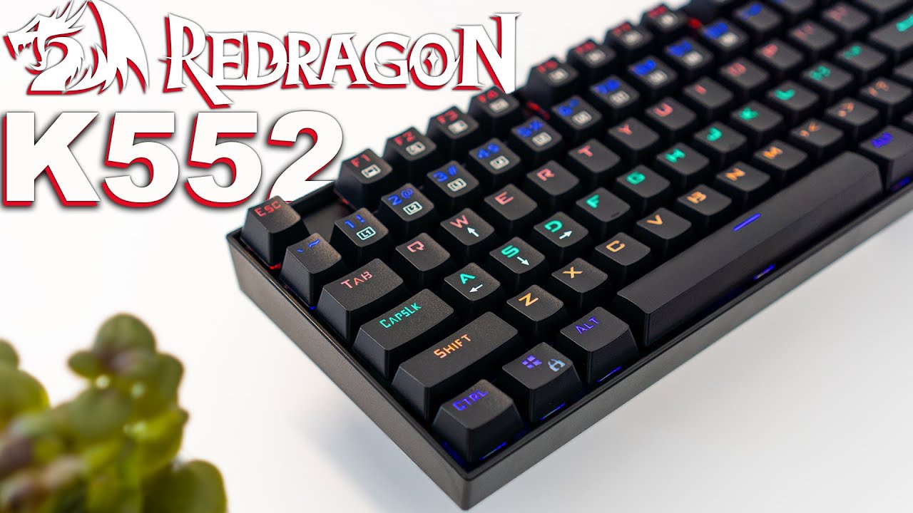 Redragon K552 Rainbow Review - YouTube