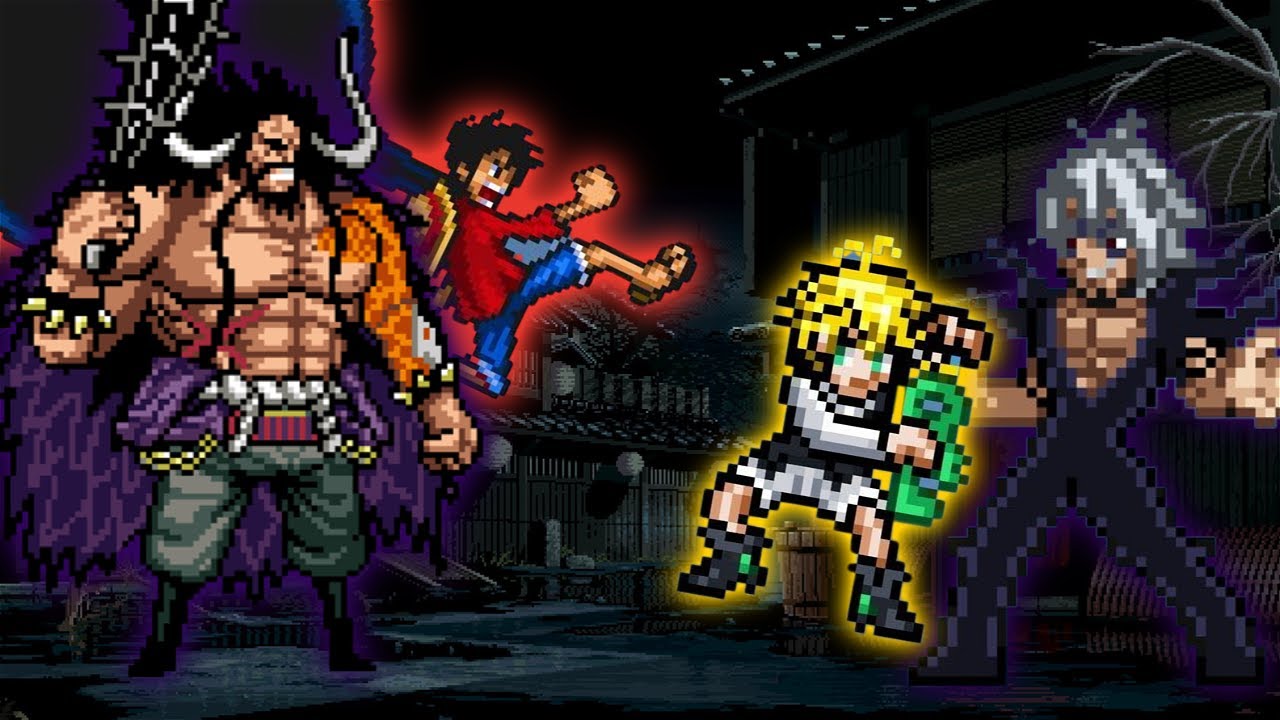 Luffy & Kaido (all forms) Vs Estarossa & Meliodas (all forms) in Jump ...