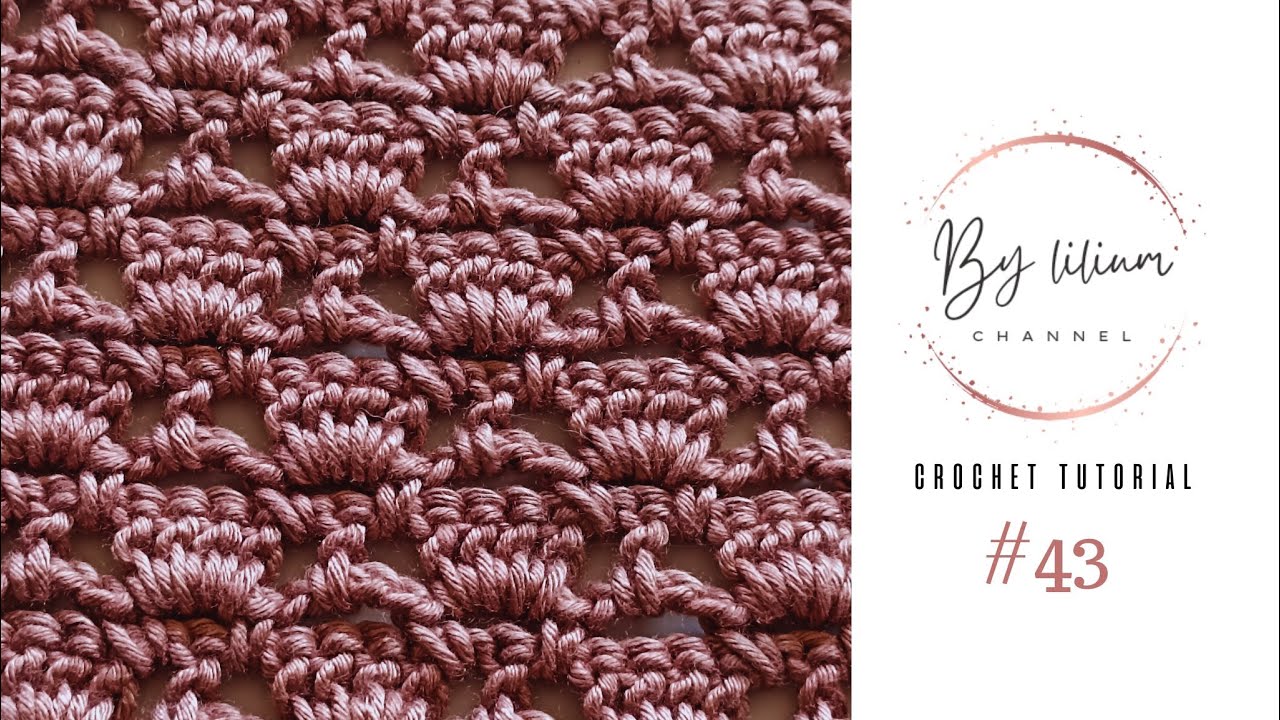 The easiest table runner, Scarf pattern | This crochet tutorial very ...
