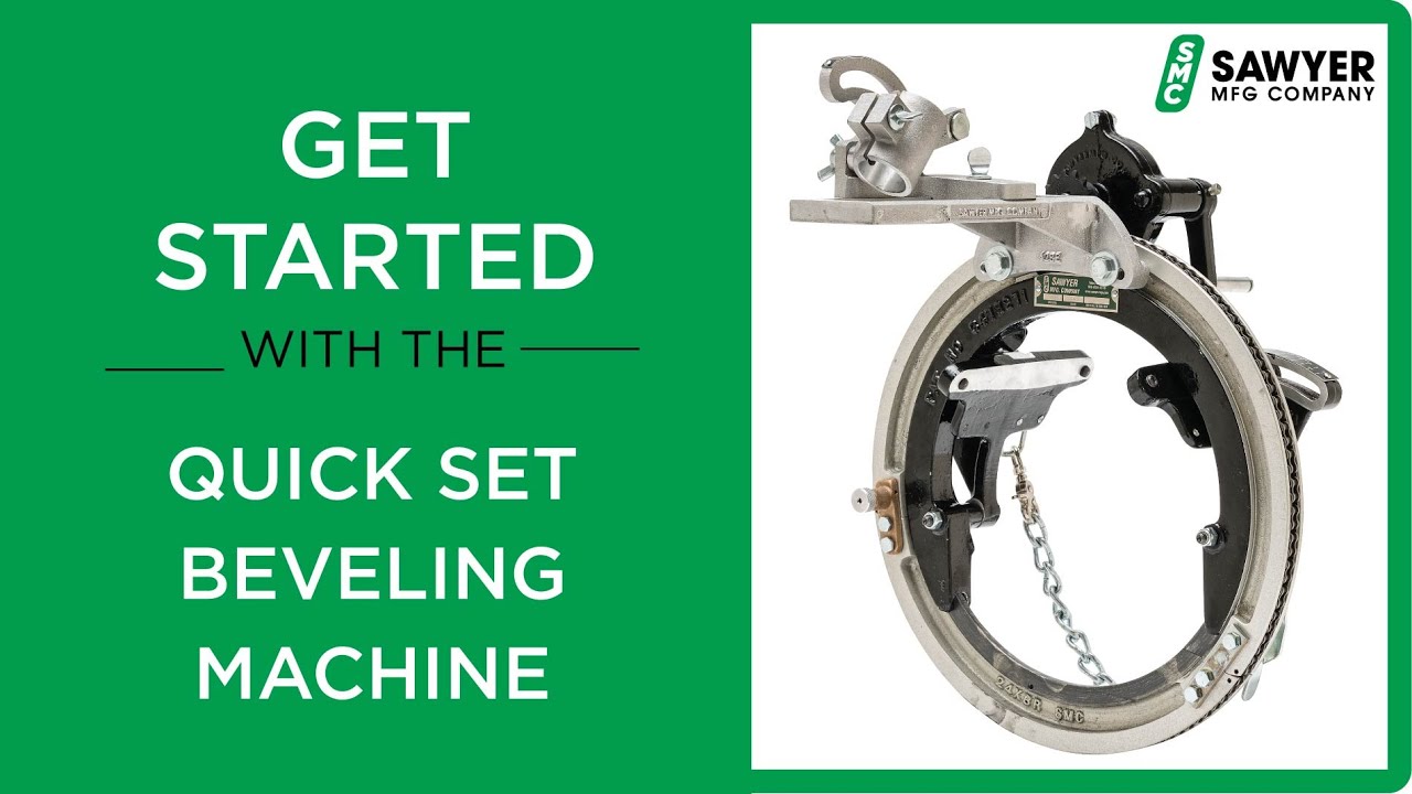 Quick Set Beveling Machine (205CS) - Video Manual - YouTube