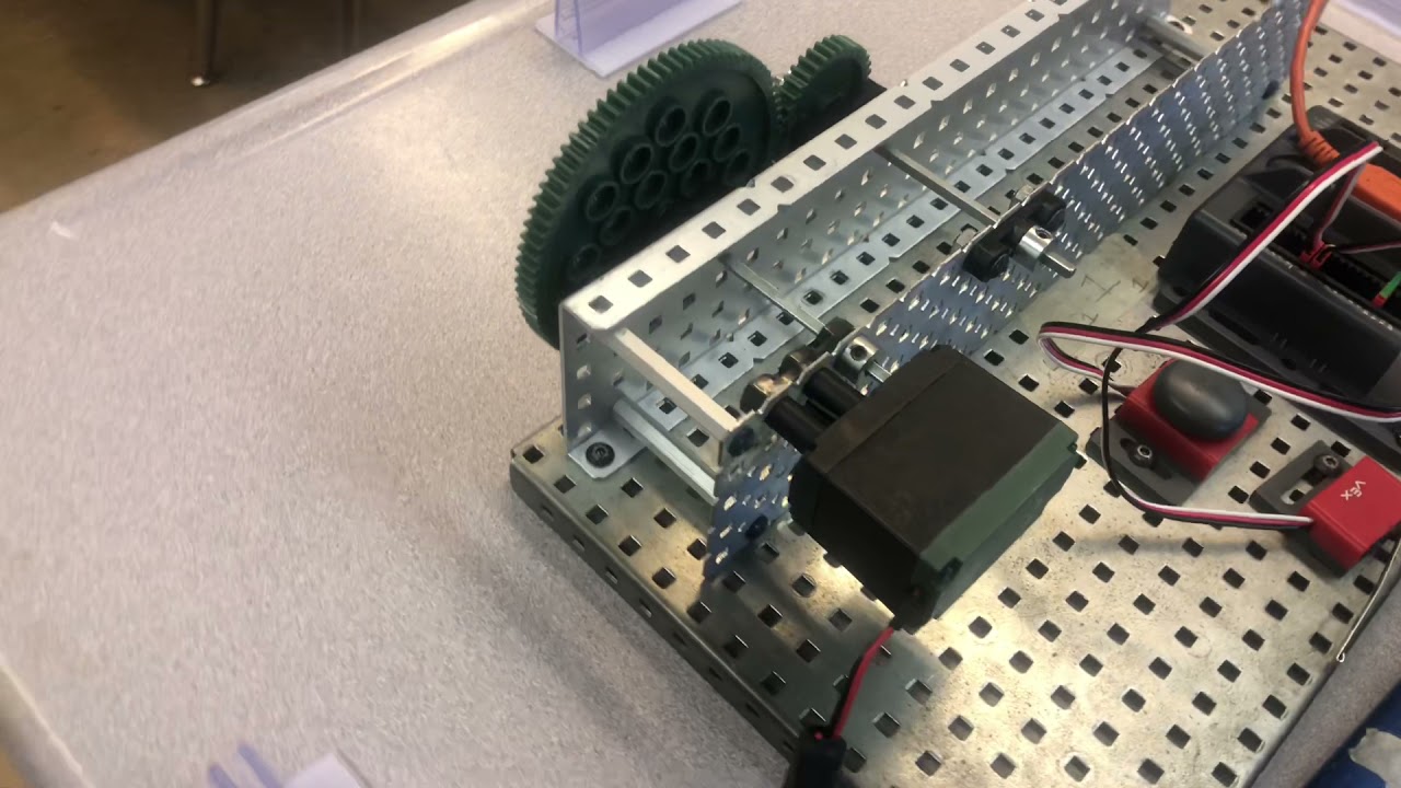 PLTW VEX Simple Gear Train Test Bed Build - YouTube