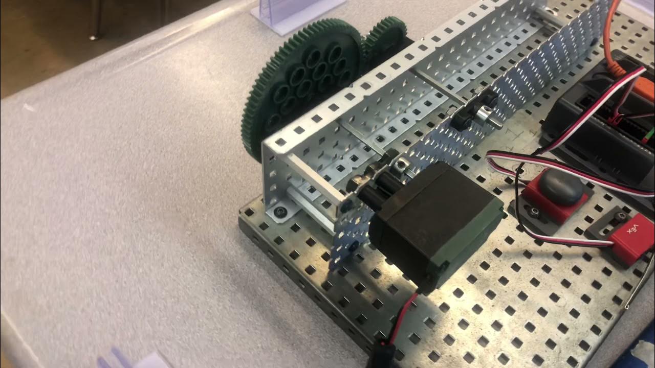 PLTW VEX Simple Gear Train Test Bed Build - YouTube