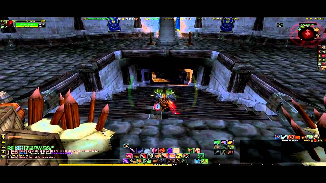 World of Warcraft 4.0.1, The Vault - Stormwind Prison - YouTube