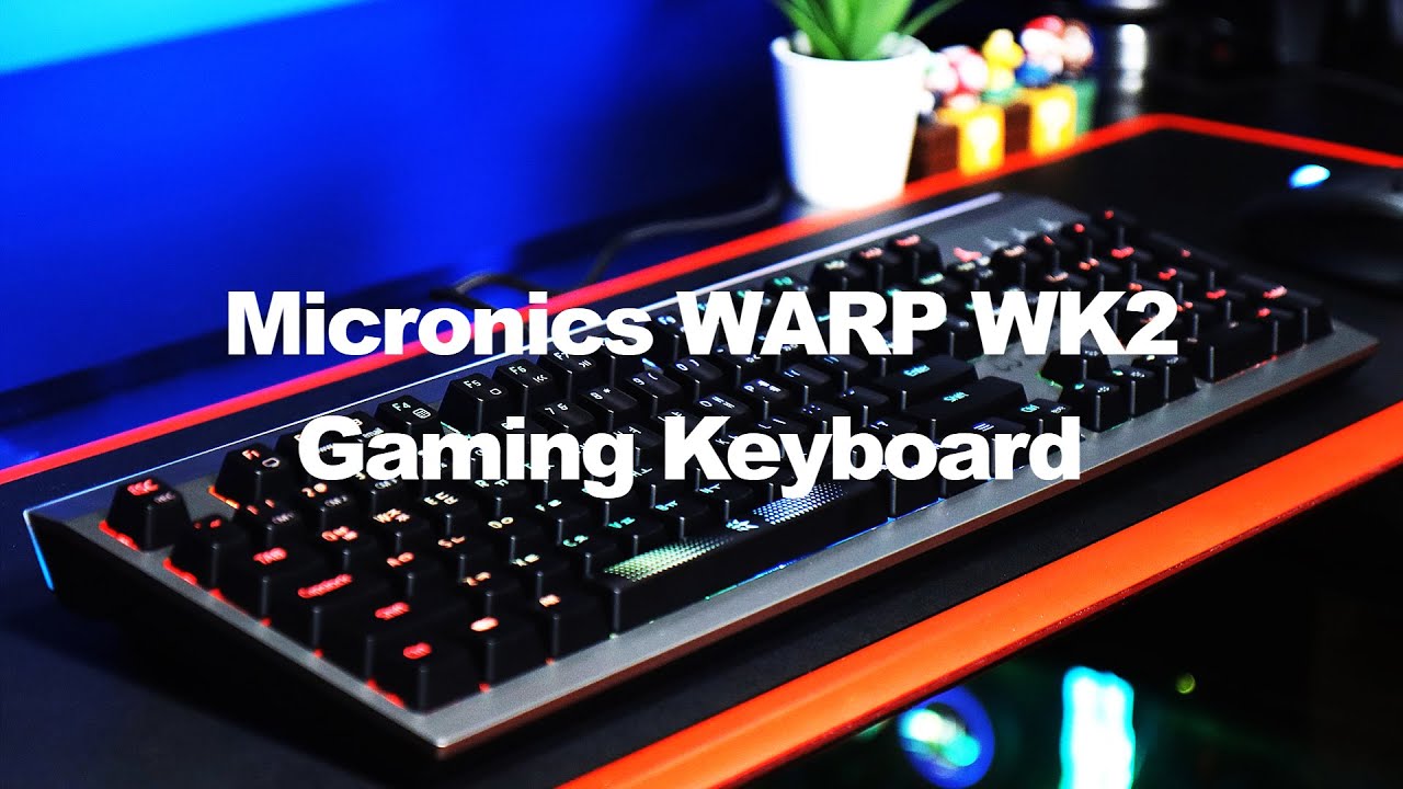 Micronics WARP WK2 Gaming Keyboard 워프 WK2 게이밍 키보드 #스파이키 #국내디자인키보드 #기계식 ...