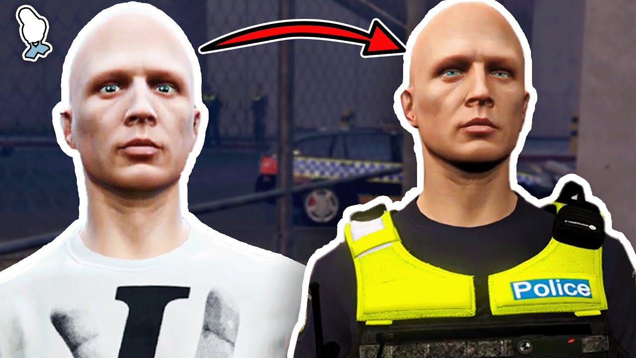 I BECAME A GTA RP COP as a Default Danny... - YouTube