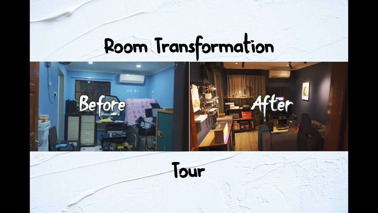 Room Transformation | Makeover | Home Studio | Office | Workplace | 4K ...