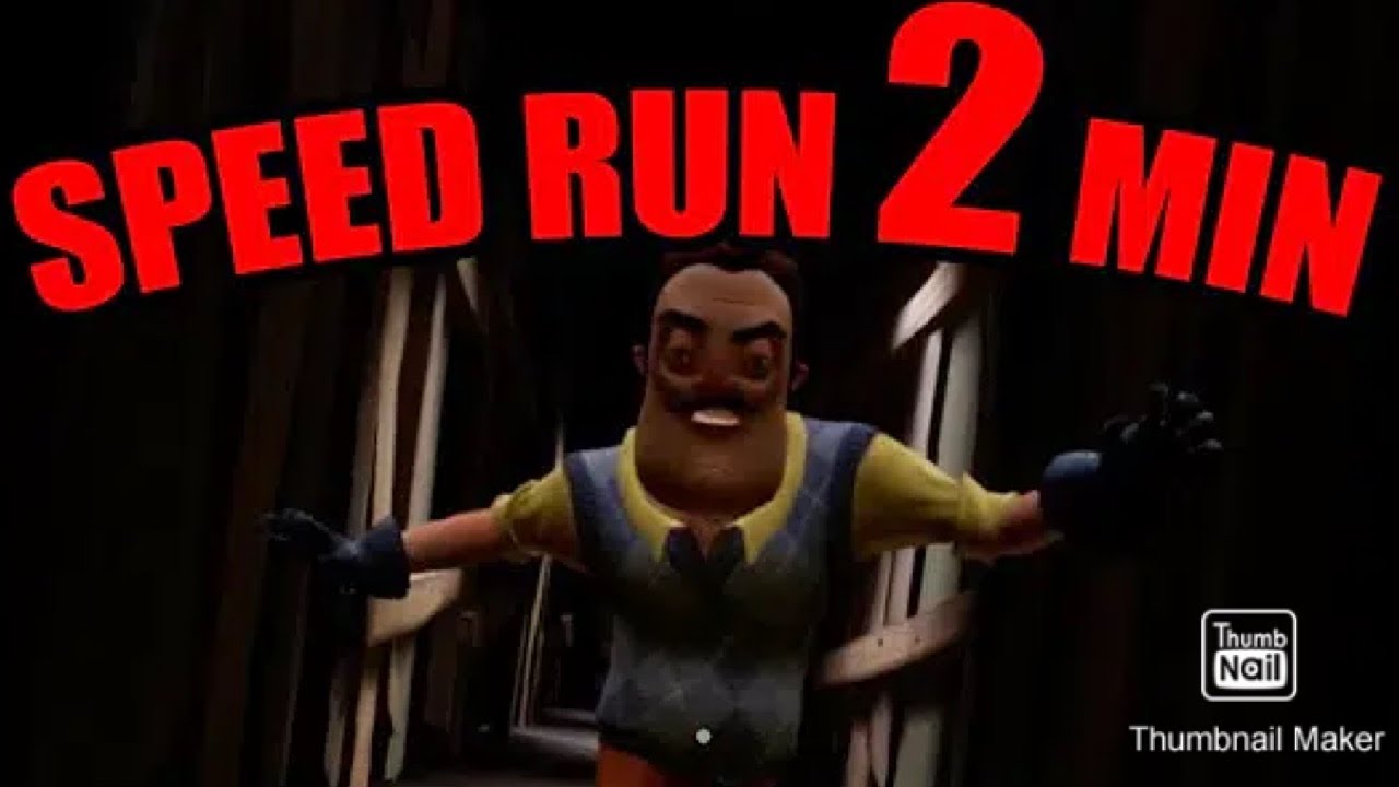 Hello Neighbor Pre-Alpha Speedrun - YouTube