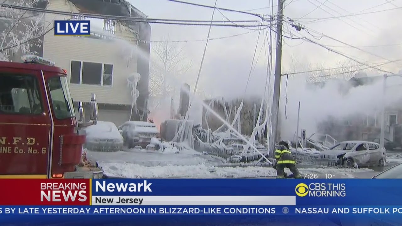4-Alarm Fire In Newark Spreads To 5 Buildings - YouTube
