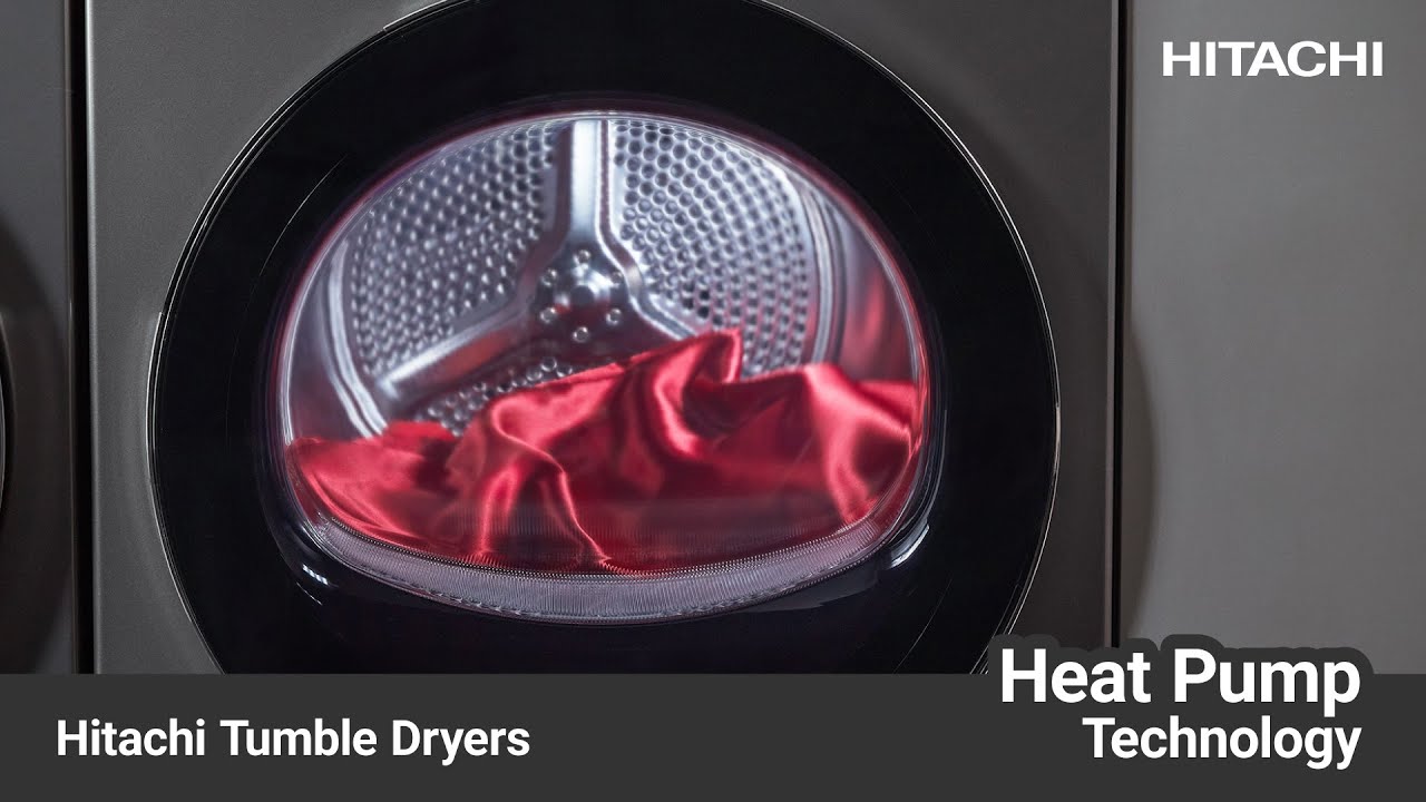 Hitachi Tumble Dryers | Heat Pump Technology - YouTube