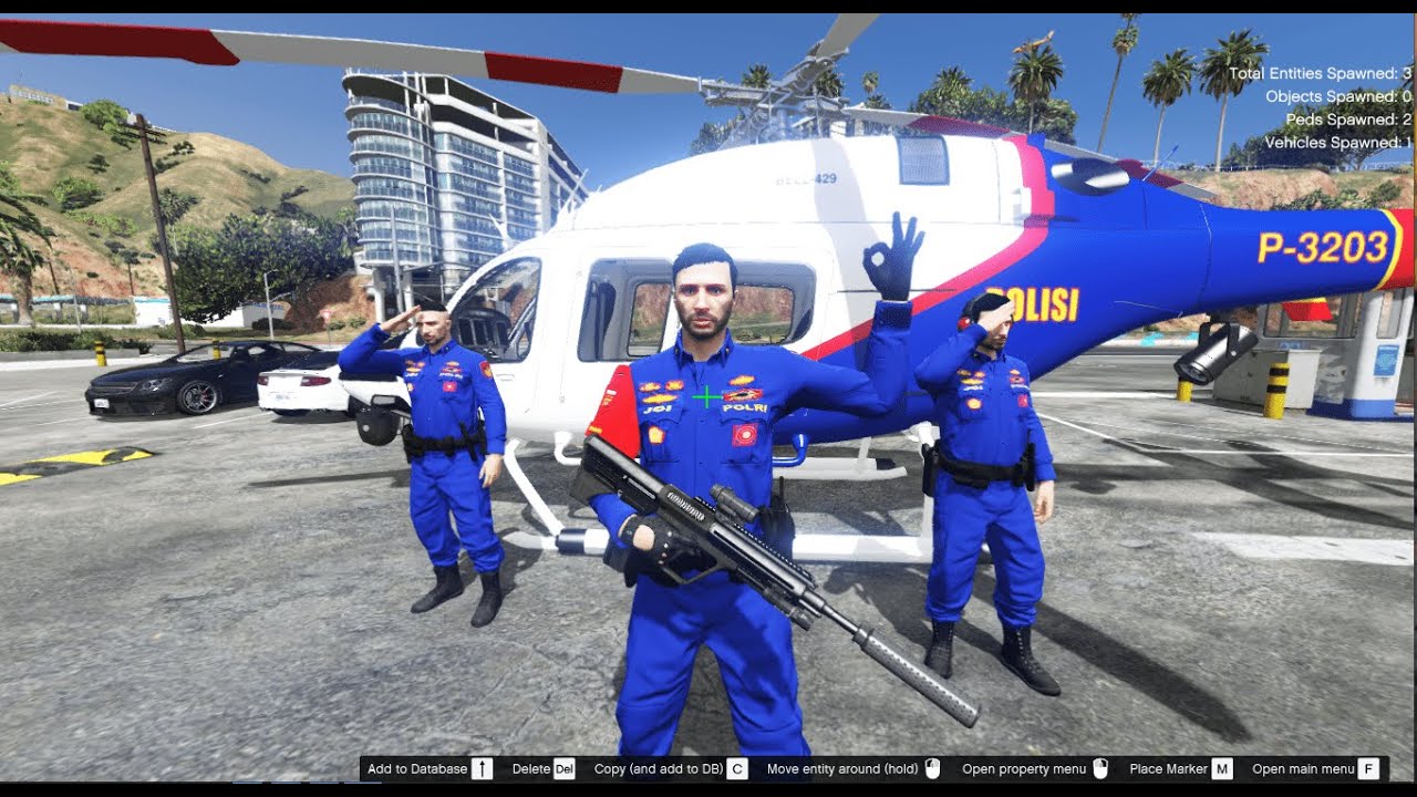 Tutorial Instal Mod Baju Polisi Polairud GTA V - YouTube