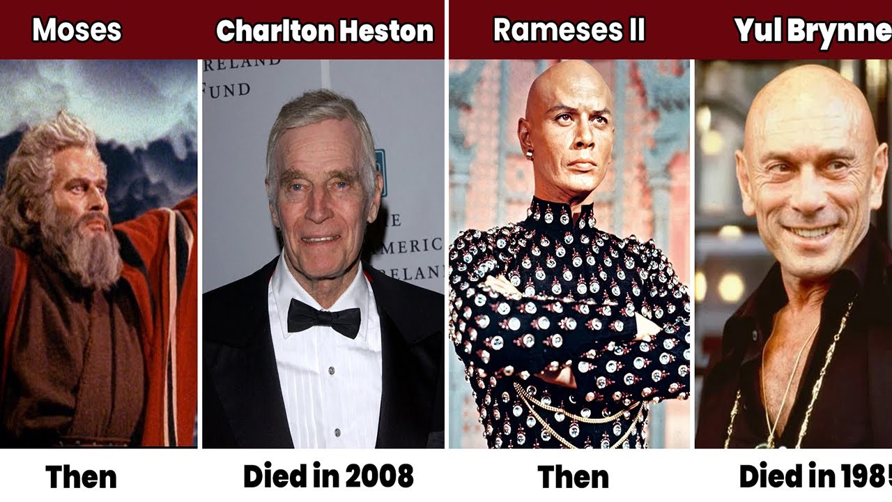 The Ten Commandments 1956 Cast Then and Now 2025 - YouTube