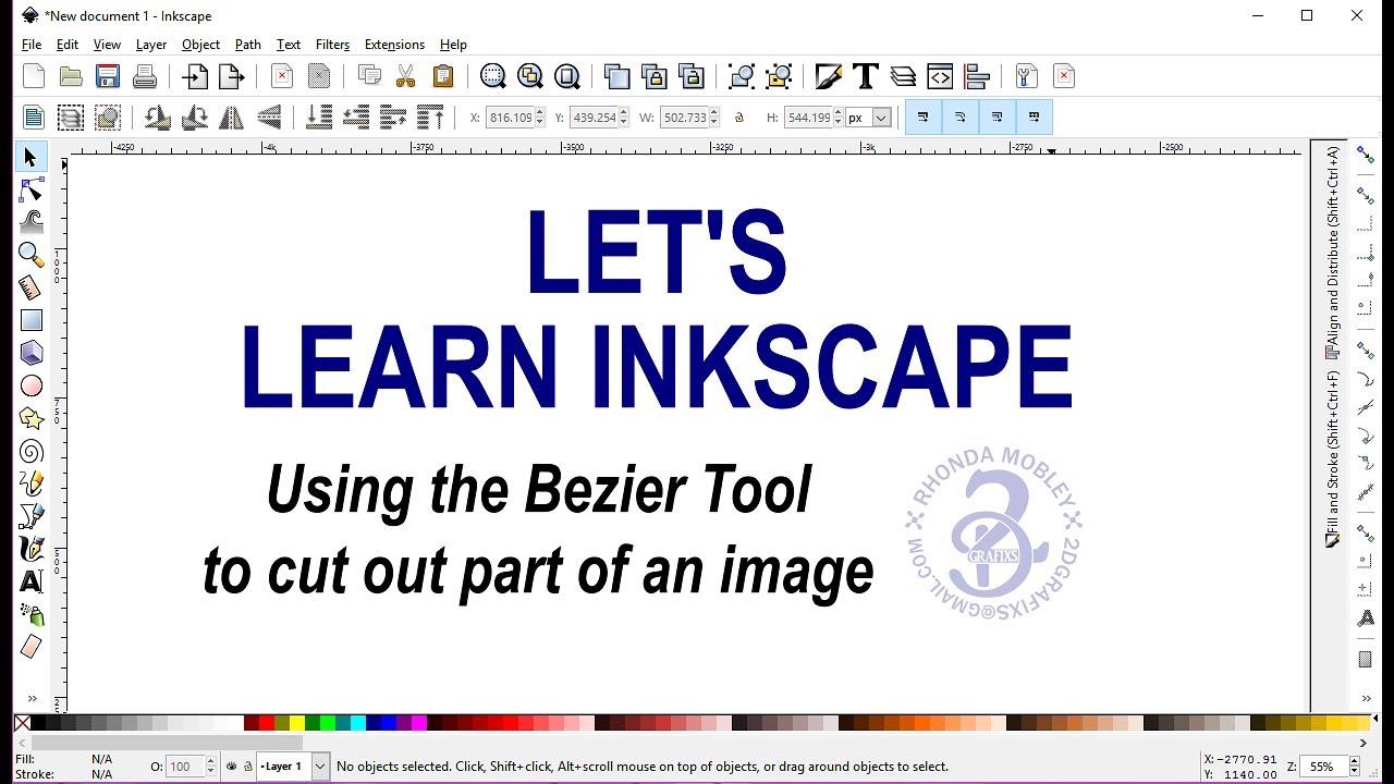41 Bezier tool continued - YouTube