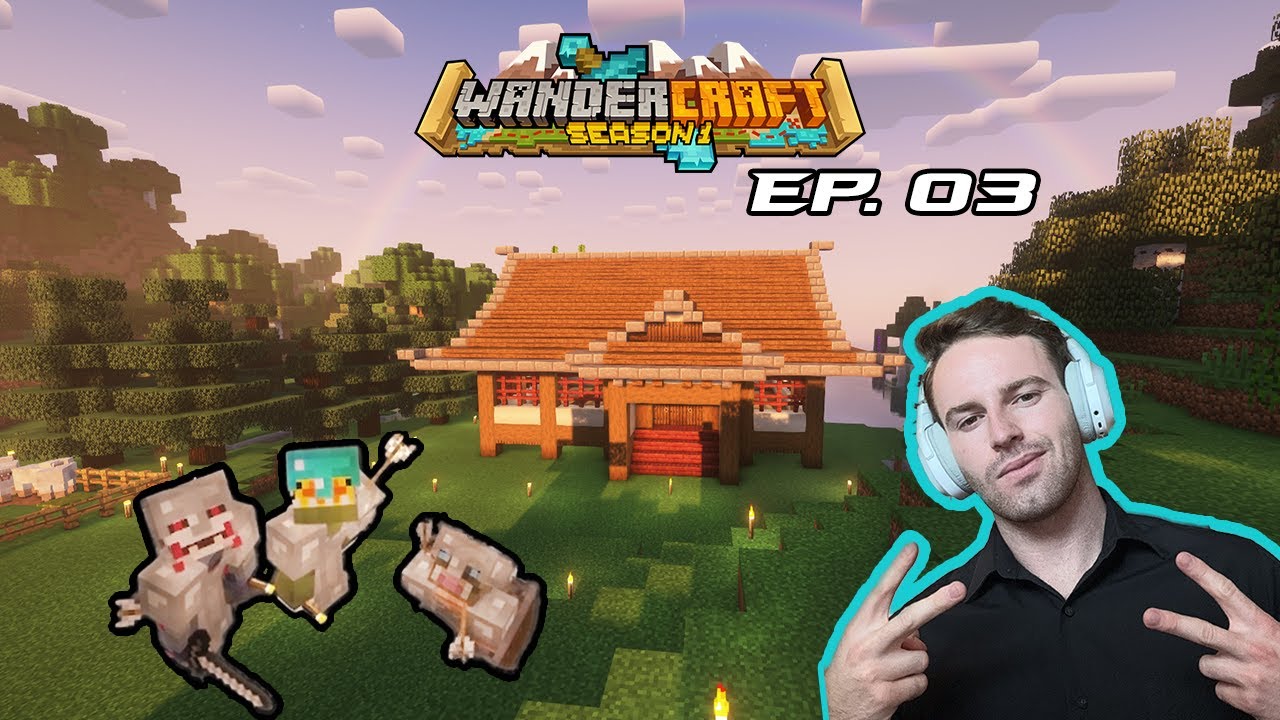 WANDERCRAFT SEASON 1 | Finishing the Dojo & Exploring w/ e-daters ...