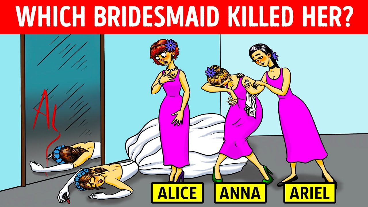 A Set Of Crime Riddles And Picture Puzzles To Test Your Attention ...