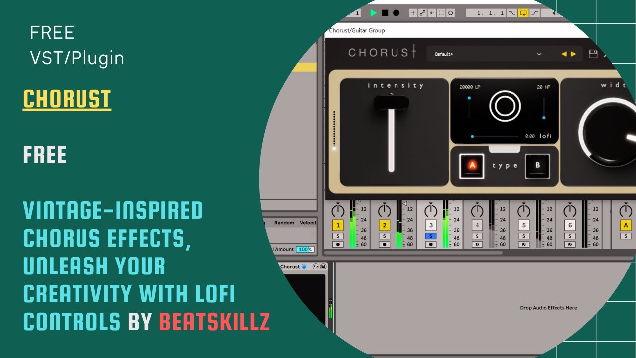 Chorust - FREE Vintage Chorus VST/Plugin by BeatSkillz #Chorust #BeatSkillz - YouTube