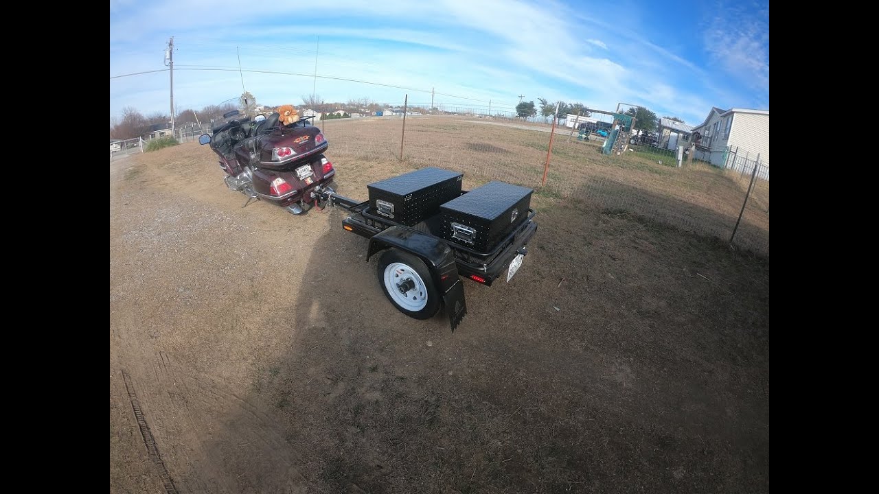 Custom built trailers to pull behind your motorcycle, trike or quad ...