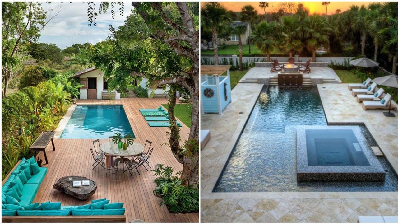 Beautiful Poolside Designs For Modern Home Swimming Pool Designs - YouTube