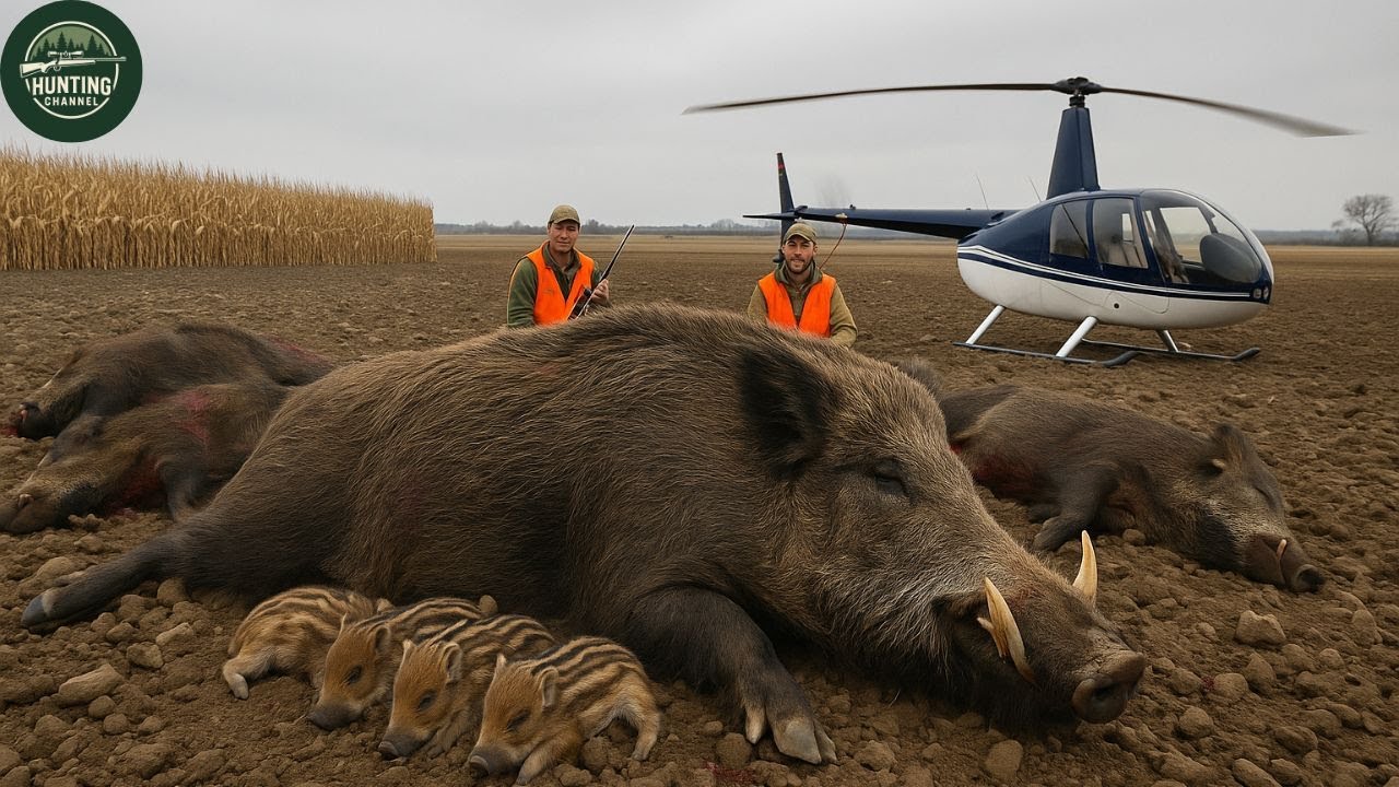 How We Took Down Hundreds of Wild Hogs | Nowhere to Hide When the Guns ...