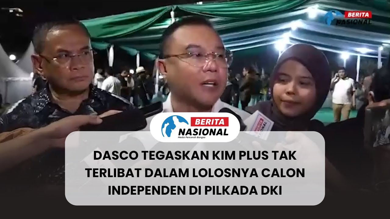 Dasco Tegaskan KIM Plus Tak Terlibat dalam Lolosnya Calon Independen di ...