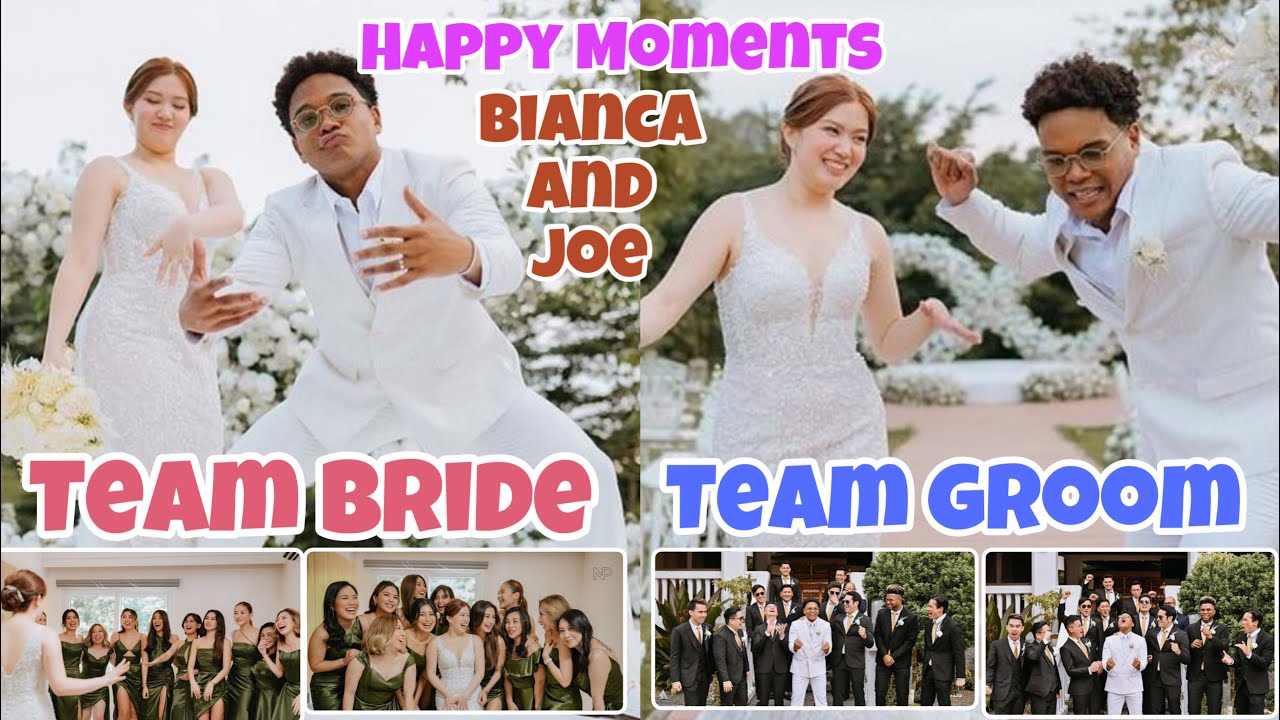 JOE VARGAS AND BIANCA YANGA HAPPY MOMENTS SA KANILANG WEDDING KASAMA ...