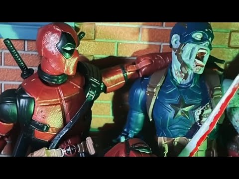 DEADPOOL VS MARVEL ZOMBIES (stop motion) - YouTube