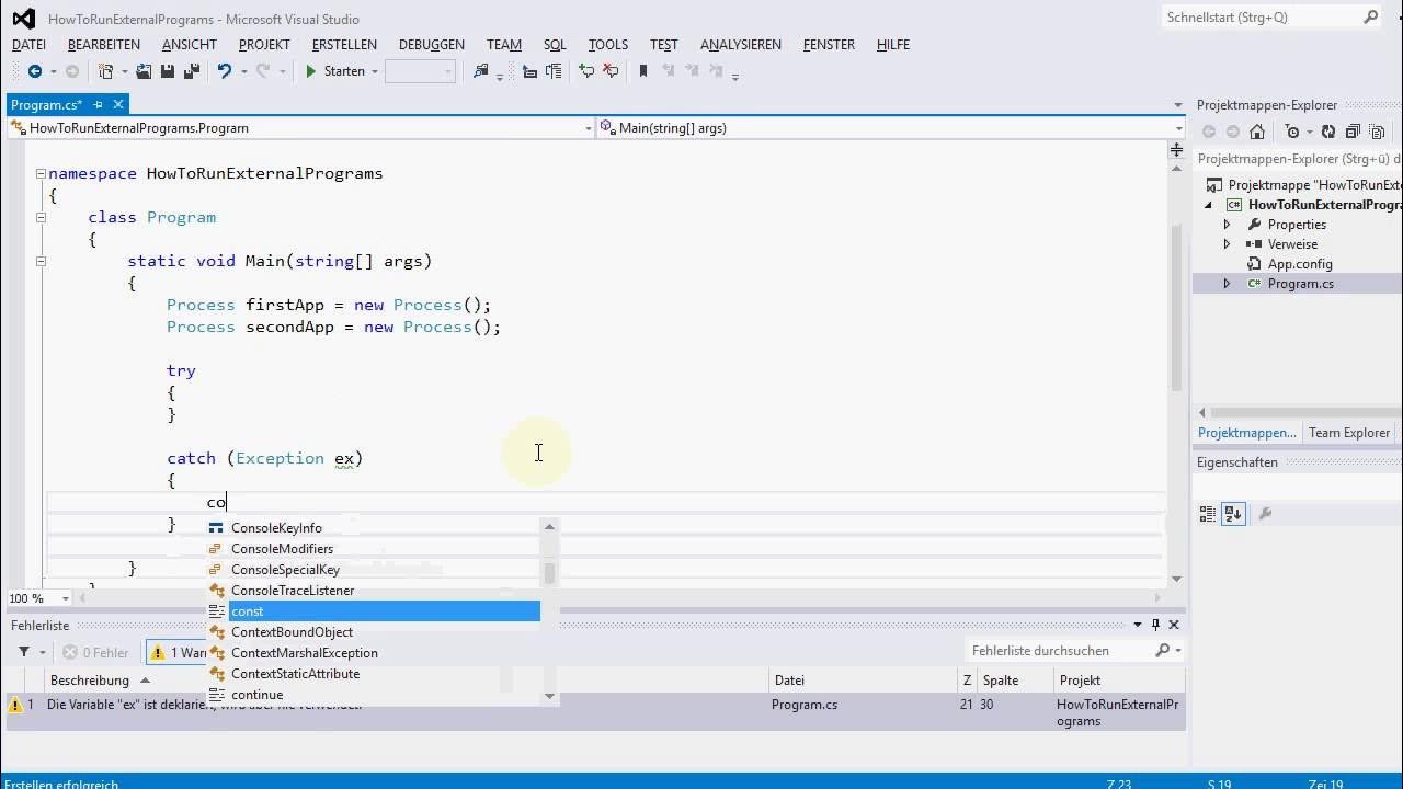 C#: How to run external Applications using the Process Class - YouTube