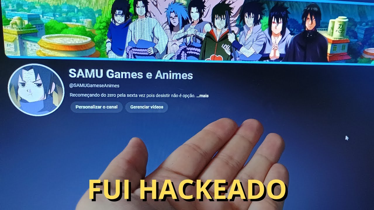 FUI HACKEADO E PERDI MEU CANAL - YouTube
