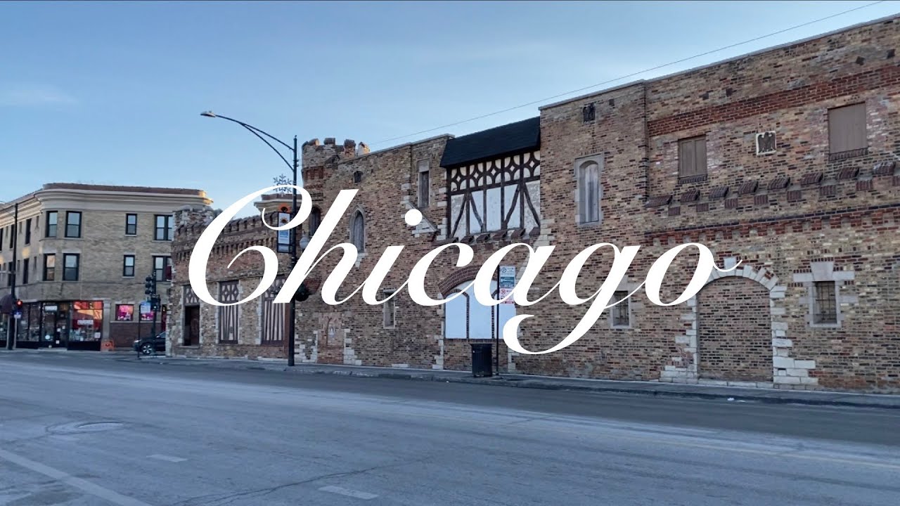 Walking Around Ivanhoe Castle in Chicago January 2022 - YouTube