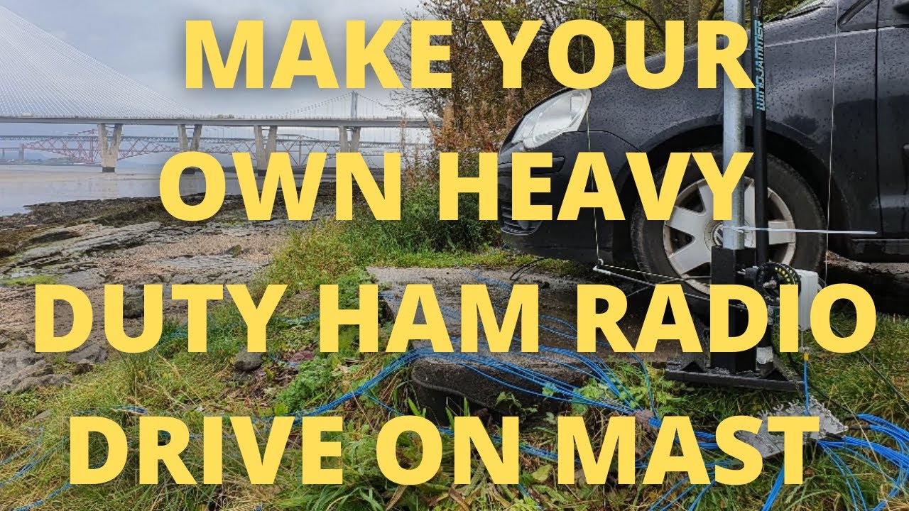 My Heavy Duty Ham Radio Drive on Mast Mount - YouTube