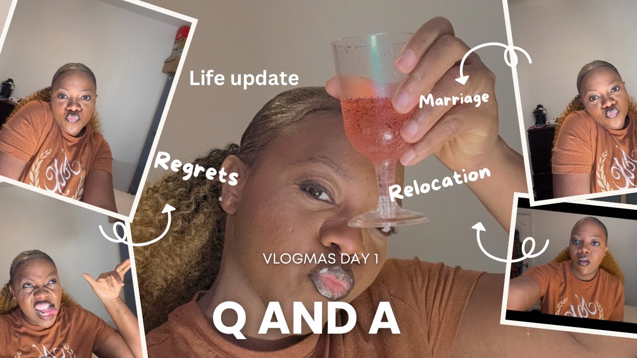 VLOGMAS DAY 1| Q and A|I want to go back home,navigating marriage and ...
