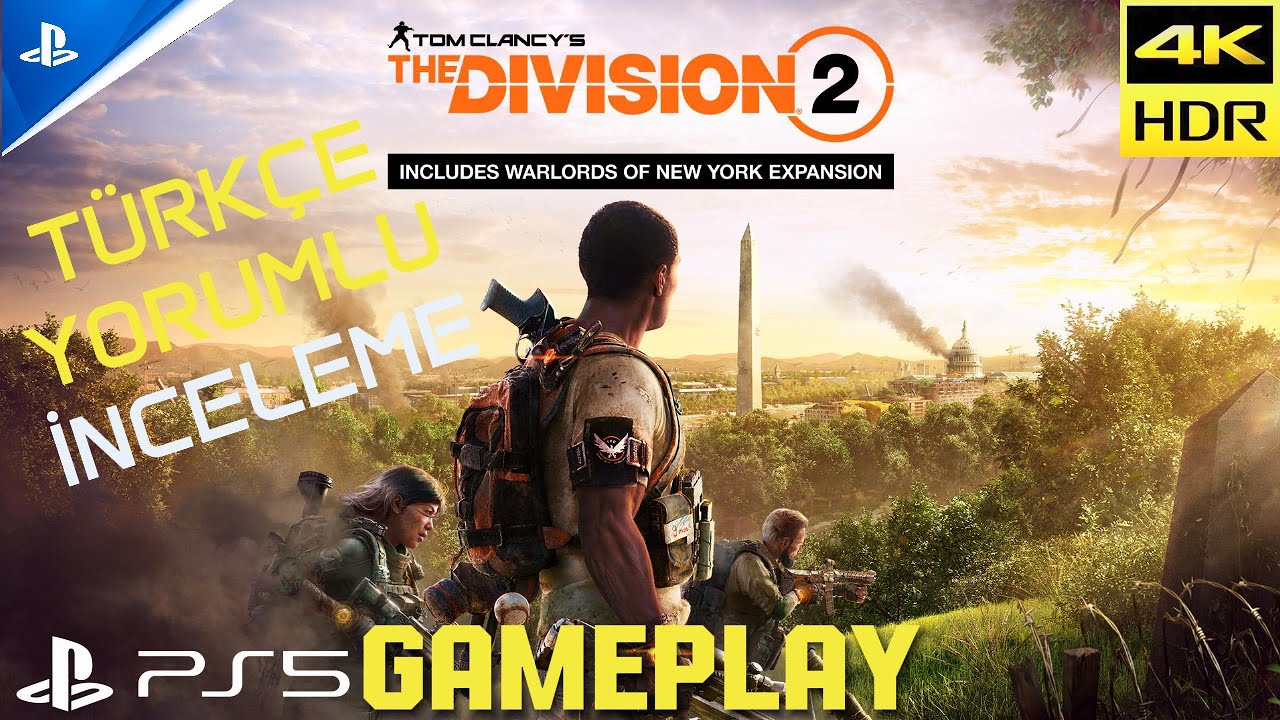 TOM CLANCY'S THE DIVISION 2 | PS5 TÜRKÇE YORUMLU İNCELEME FIRST LOOK ...