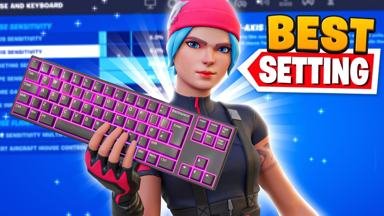 The *BEST* Keyboard & Mouse Settings for Beginners! + Handcam (PC ...