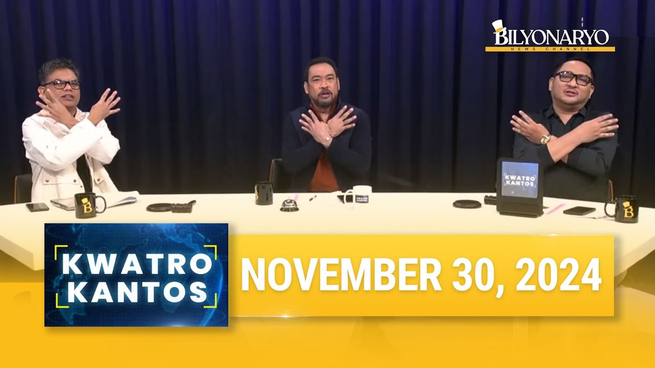 Kwatro Kantos | November 30, 2024 - YouTube