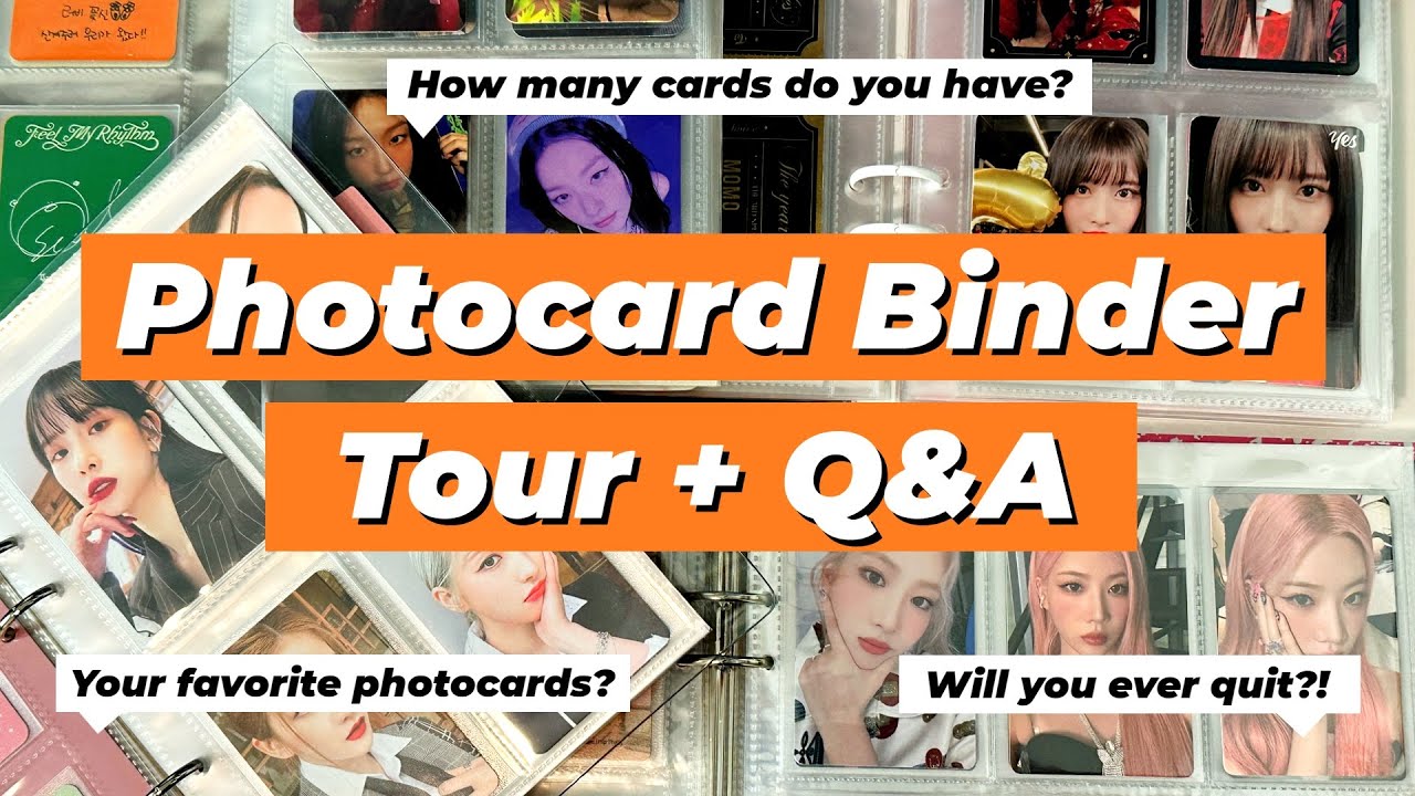 Mid-Year K-pop Binder Tour + Answering Viewer Questions - YouTube