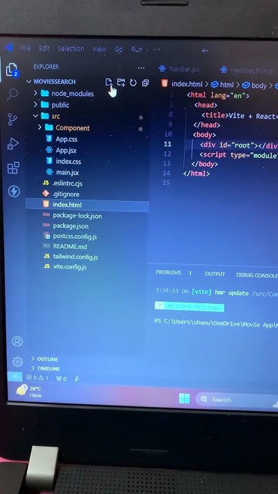 Day:1 Creating Personal portfolio website Using React #programming #coding #webdevelopment # ...