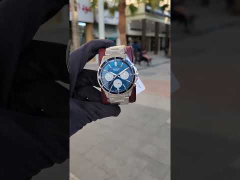 Casio new chronograph watch dial size 41MM in blue dial, casio panda ...