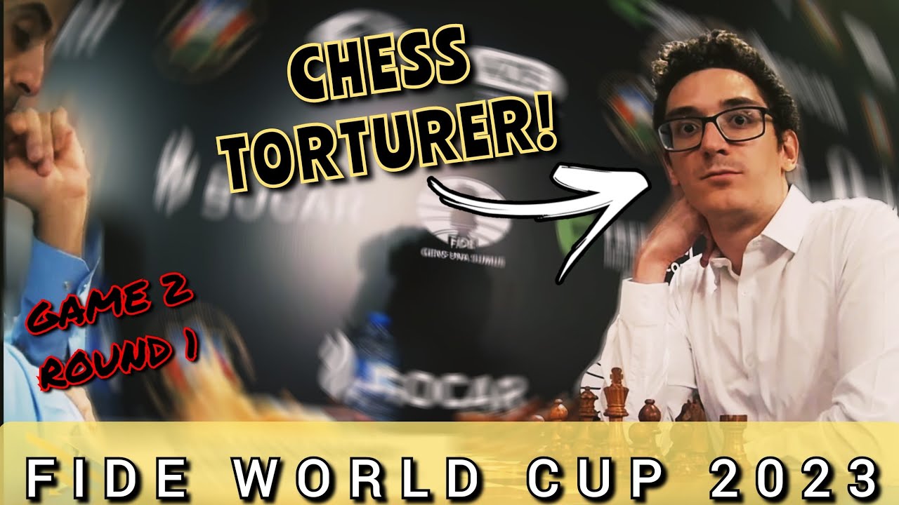 CARUANA TORTURES A LOWER RATED GM AT FIDE WORLD CUP 2023 - YouTube