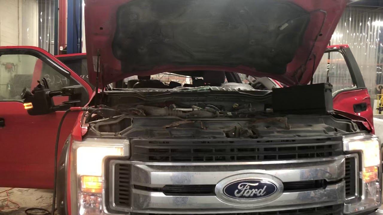 2017 Ford F-250 Super Duty 6.7L powerstroke engine test August Pohl ...