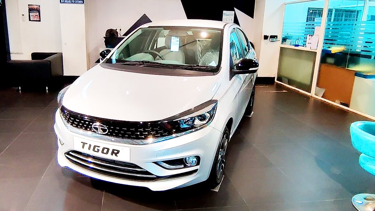 Tata Tigor Car | Tata Tigor white car show room looks | Best Cars in ...