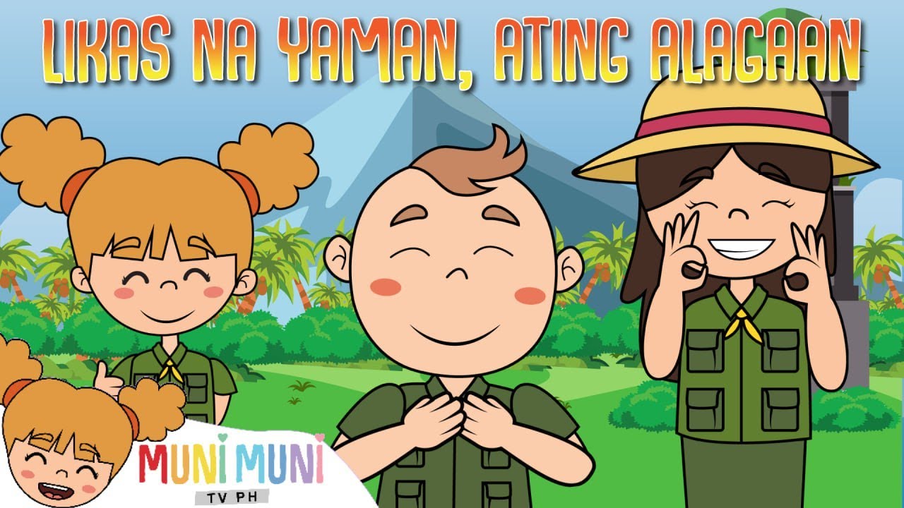 LIKAS NA YAMAN ATING ALAGAAN | Animated Filipino Nursery Rhyme | Muni ...