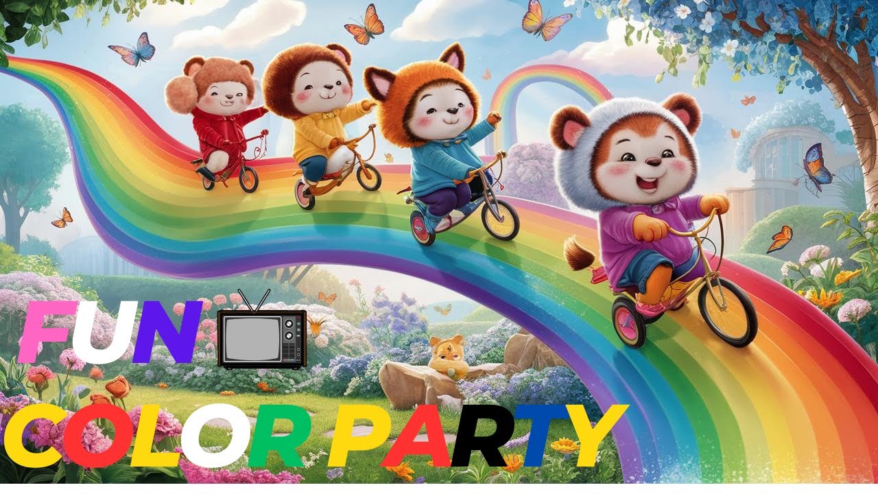 Fun Color Party |Colors For Kids | Nursery Rhymes | EasyLearn4Kids ...