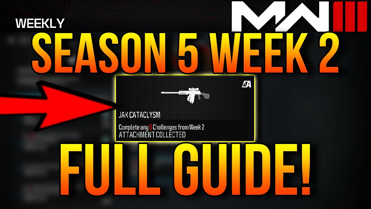 How To Complete ALL SEASON 5 WEEK 2 Challenges MW3 (Multiplayer)! - YouTube