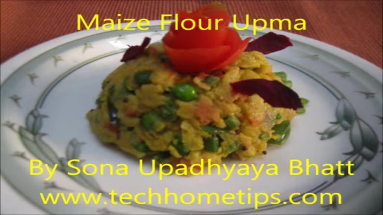 Upma Recipe - Maize flour upma recipe - Cornmeal Upma Recipe - Healthy ...