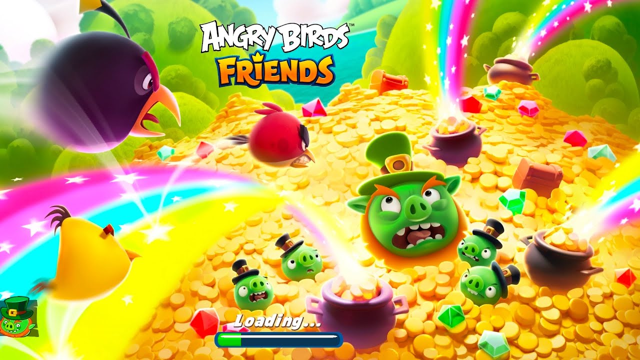 All-Levels 1-10 Angry Birds Friend (No-PowerUp) 20 Mar (T-1528) Three ...