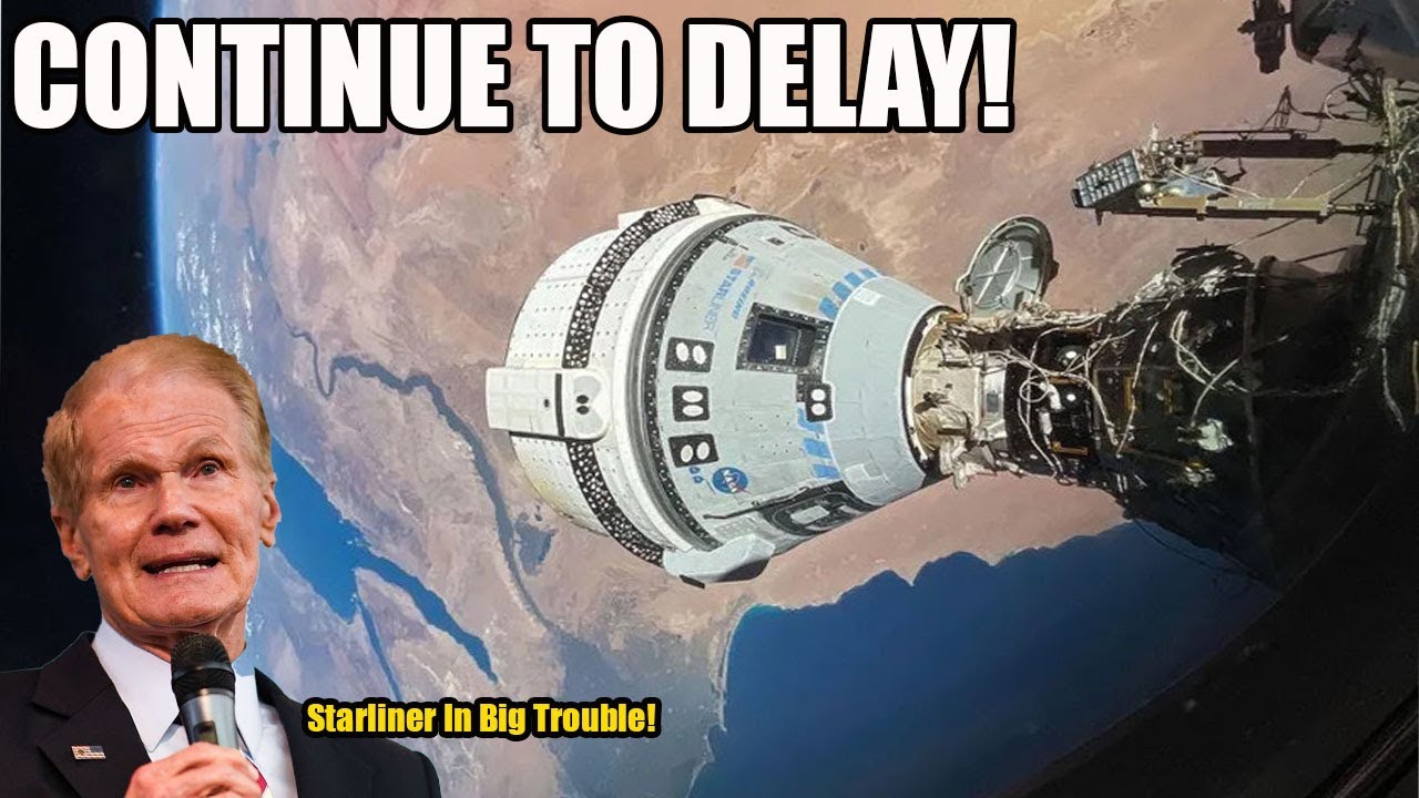 What happened? Starliner delays its return to earth again! - YouTube