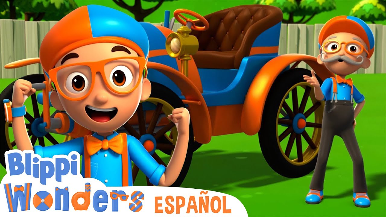 El primer auto | Blippi Wonders | Caricaturas para niños - YouTube
